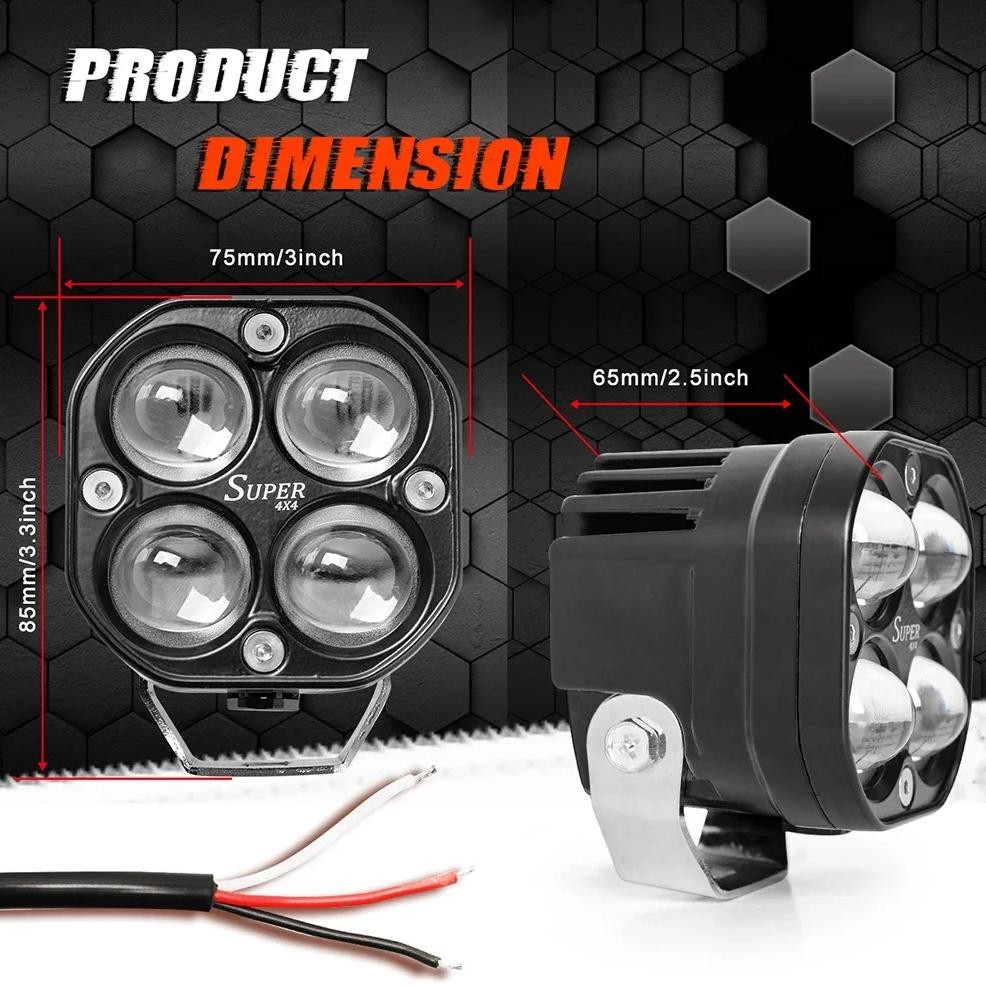 Jual Gs-56 Lampu Sorot Led Mobil /Laser Bullaes 40 Watt /Lampu Tembak ...