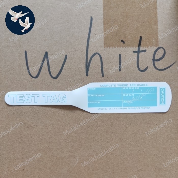 Jual ~^~^~^] Electrical Test Tag Cricket Bat Style 180 x 30mm (PACK OF ...