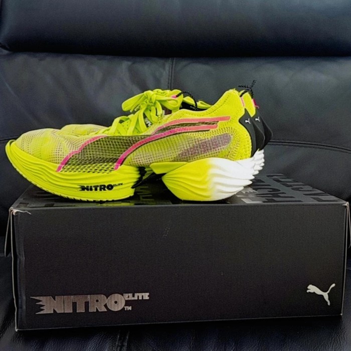 Jual SEPATU LARI PUMA FAST-R NITRO ELITE 2 PSYRUSH (/LIKENEW) | Shopee ...