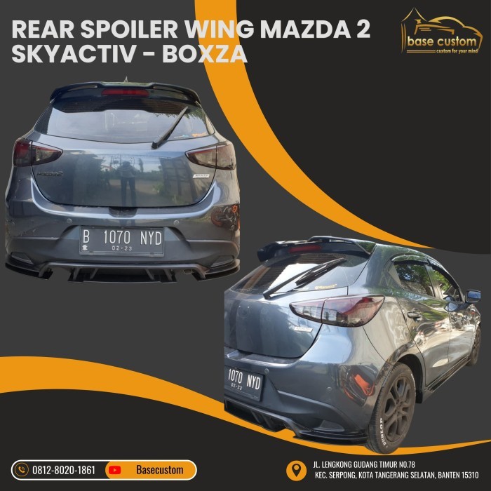 Jual REAR SPOILER WING MAZDA 2 SKYACTIV - BOXZA | Shopee Indonesia