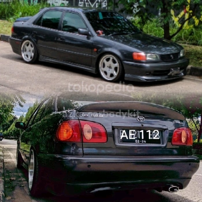 Jual BODYKIT ALL NEW COROLLA FULLSET AE 112,COROLLA 1.8 | Shopee Indonesia
