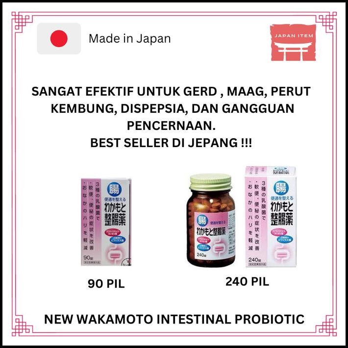 Jual Wakamoto 240 Tablet / Strong Wakamoto 240 Tablet / Wakamoto New Japan | Shopee Indonesia