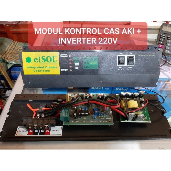 Jual MODUL INVERTER 12V TO 220V 100w PLUS KONTROL CAS AKI | Shopee ...