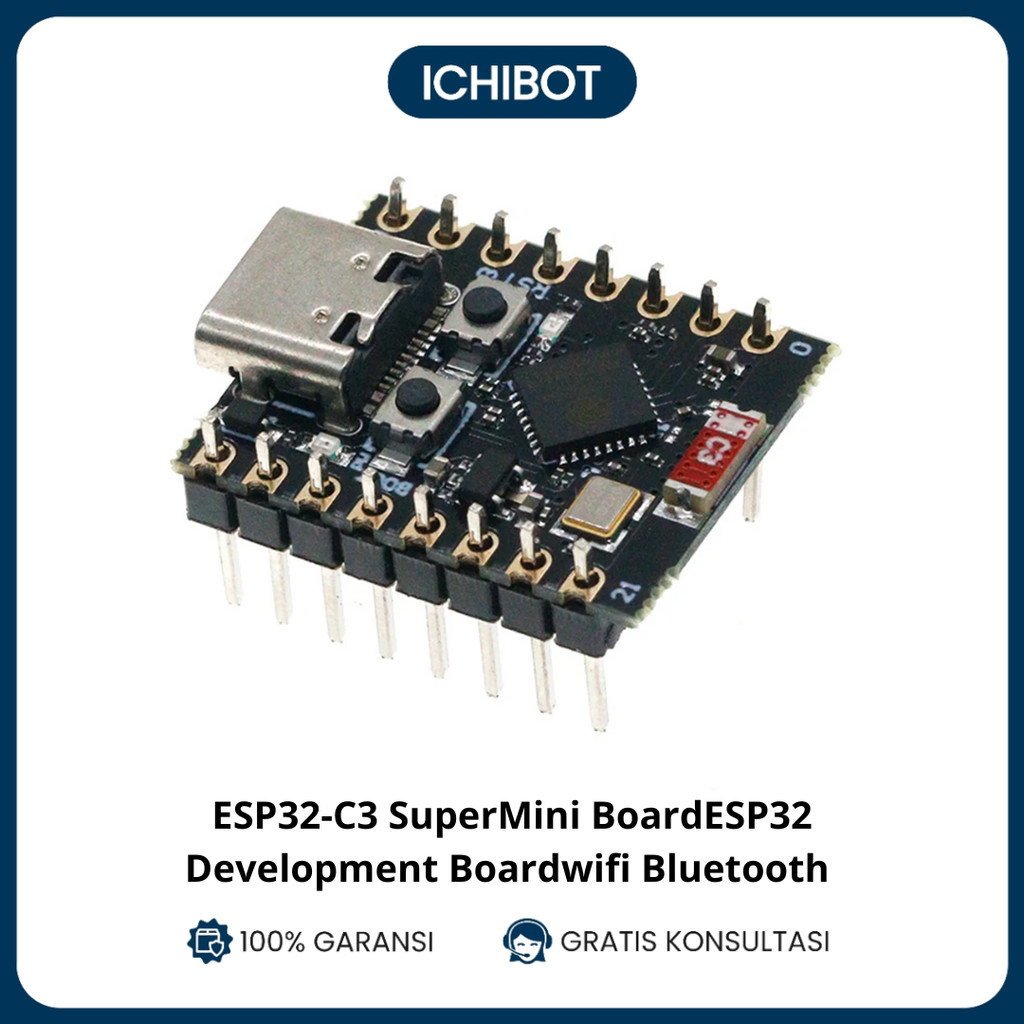 Jual ESP32-C3 SuperMini Development Board dengan WiFi dan Bluetooth built in 4M flash memory ...