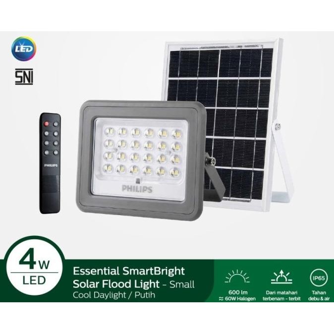 Jual Lampu Philips Essential SmartBright Solar Flood Light BVC080 LED6 | Shopee Indonesia