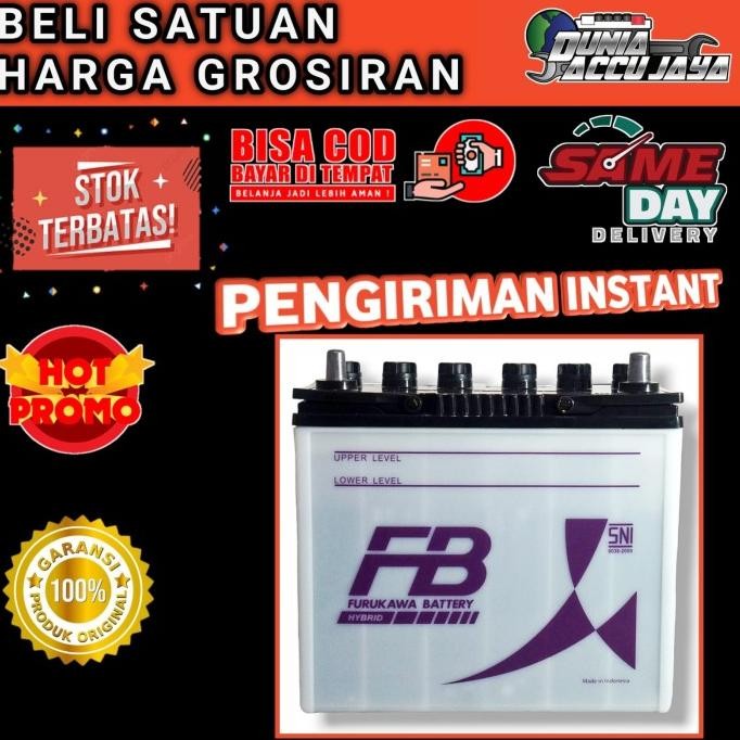 Jual AKI MOBIL ( GARANSI 10 BULAN ) FURUKAWA BATTERY HYBRID ORI OEM INDOMOBIL NS60L 46B24L 45AH ...
