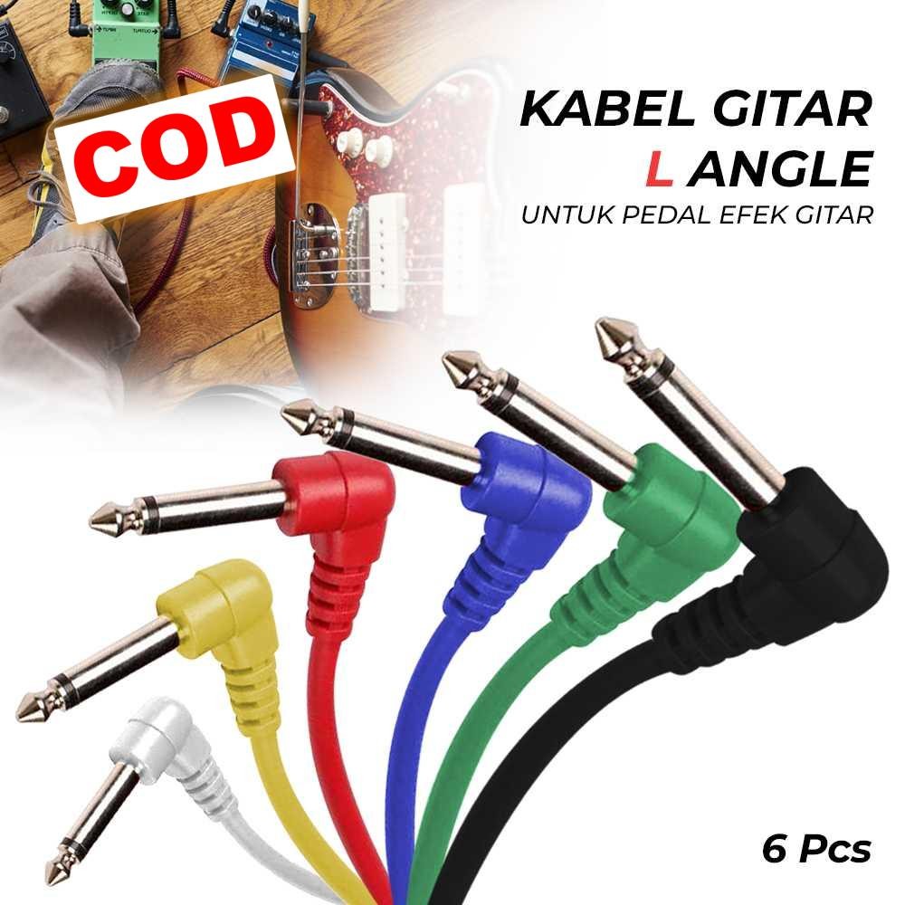 Jual Kabel Jack Efek Gitar Elektrik L Angle Audio Amplifier Electric ...