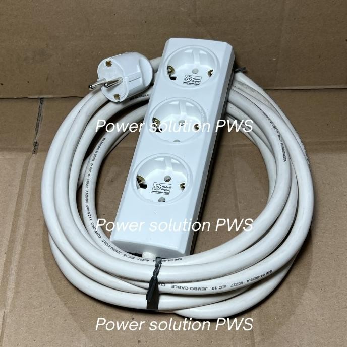 Jual Kabel perpanjangan untuk ups stabilizer colokan Kabel Listrik ...