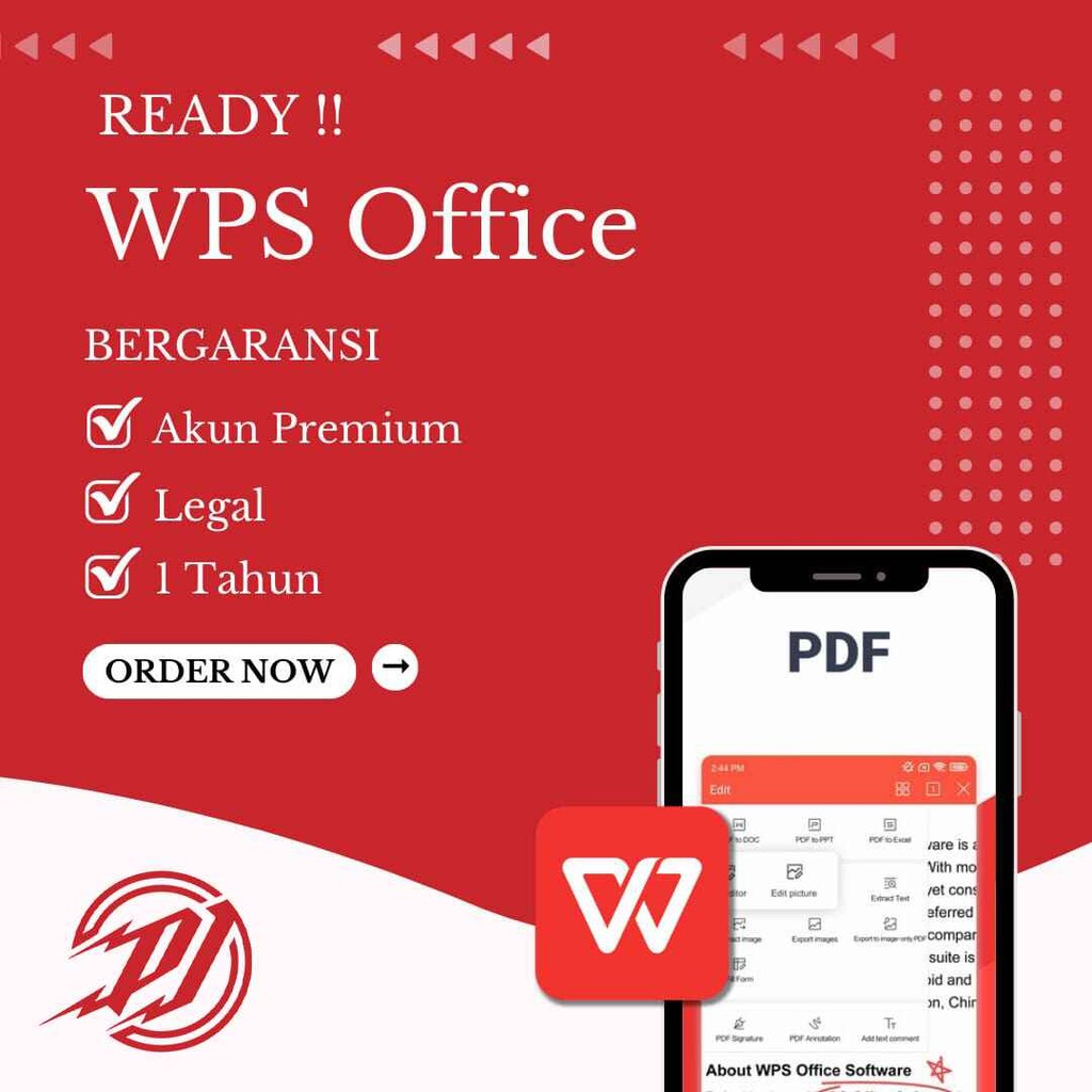 Jual Sofware Aplikasi WPS Office Premium 1 Tahun Harga Murah Terjangkau (IOS / Android / Iphone ...