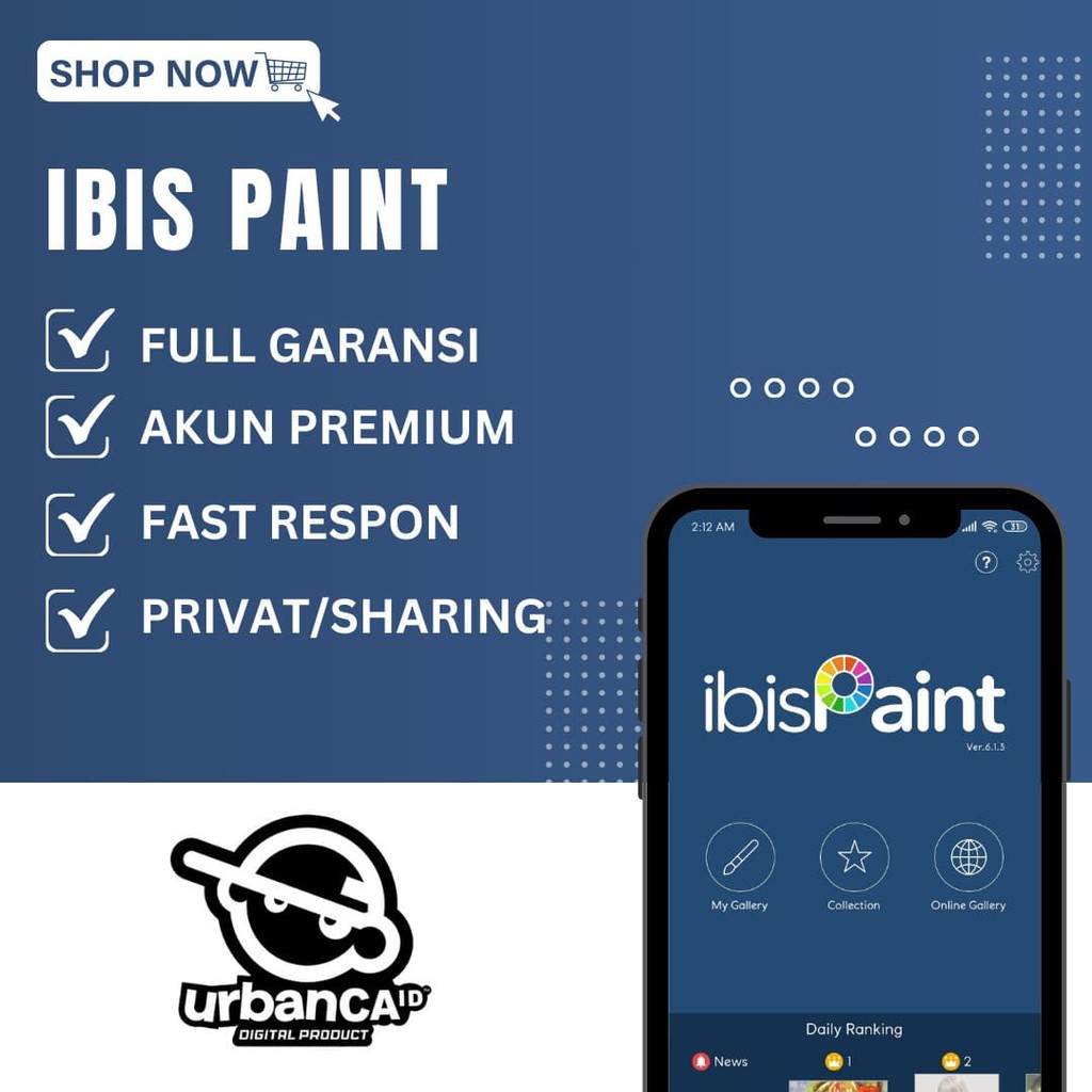 Jual Ibis Paint X Prime Aplikasi Desain Gambar Manga Anime Sketsa