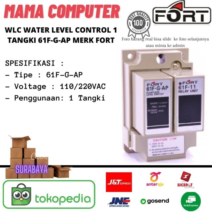 Jual kostannew!! WLC Water Level Control 1 Tangki 61F-G-AP Fort Sensor ...
