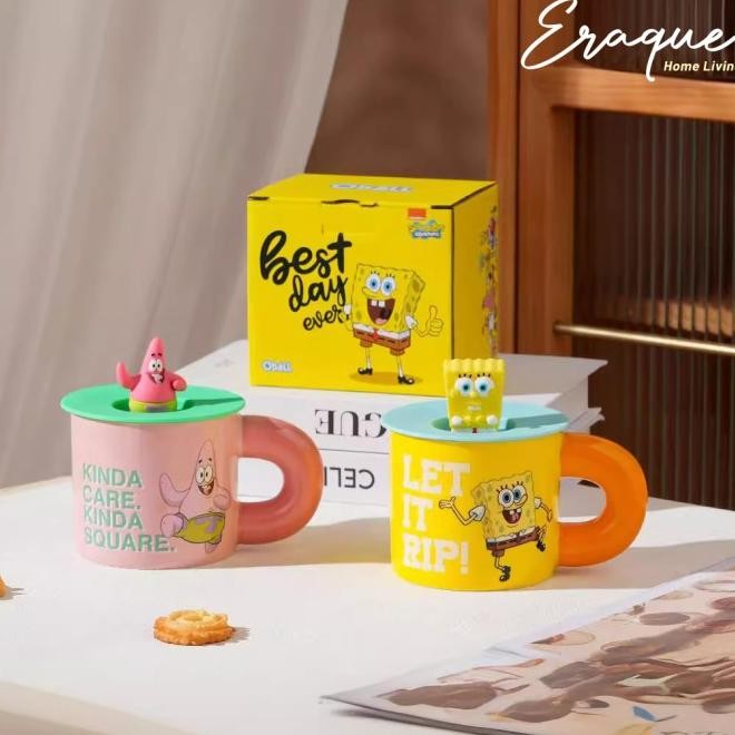 Jual Sponge Bob Mug A / Gelas Cangkir Mug Kter Sponge Bob Kerak Hadiah ...