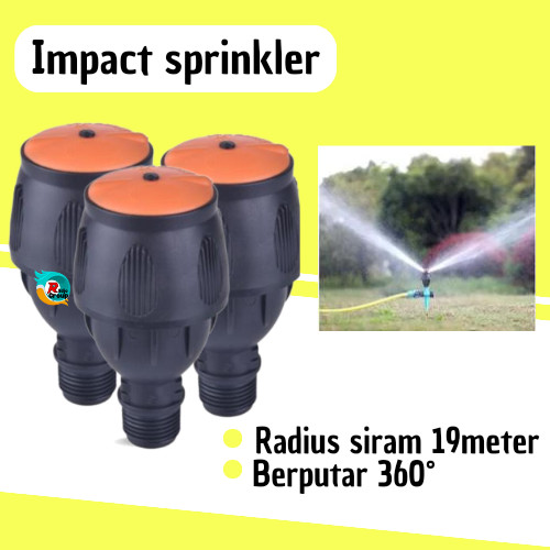 Jual Sprinkler impact sprinkler pertanian 1/2 Inci Alat Irigasi Bisa ...