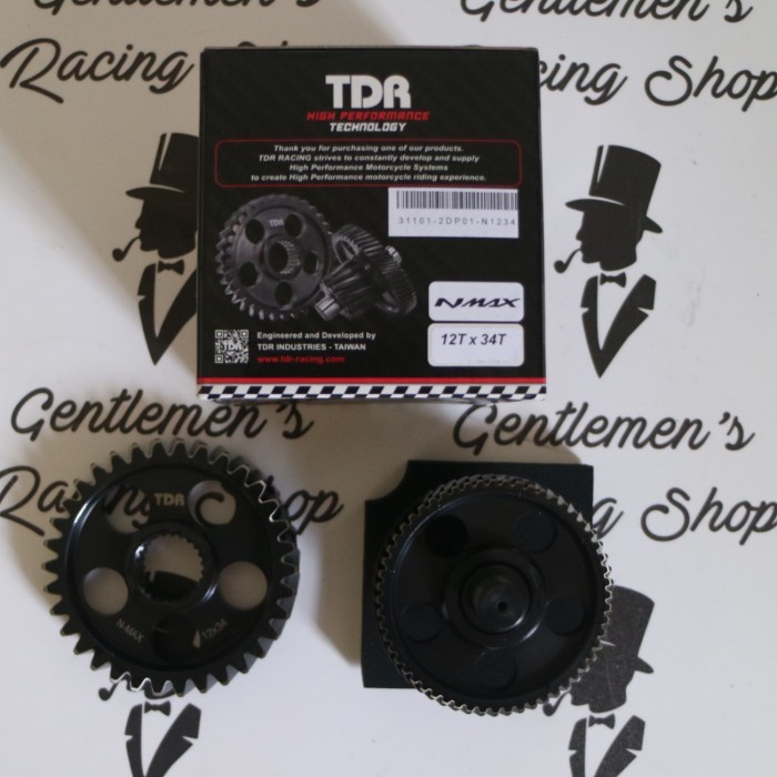 Jual GI RASIO GEAR BOX YAMAHA NMAX / AEROX 155 12T x 34T / 33T TDR ...