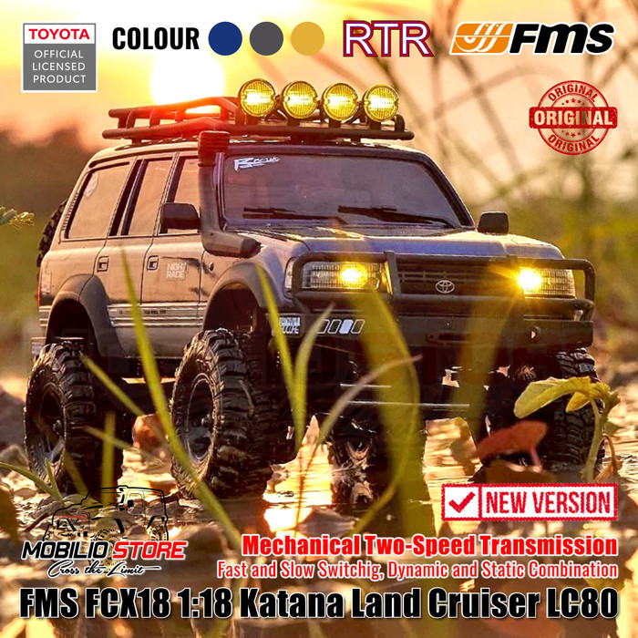 Jual Derty Fms Rc 1/18 Toyota Land Cruiser Lc80 V2 Katana Super ...