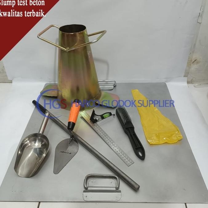 Jual Slump Test Set Alat Uji Slump Beton Premium Produk | Shopee Indonesia