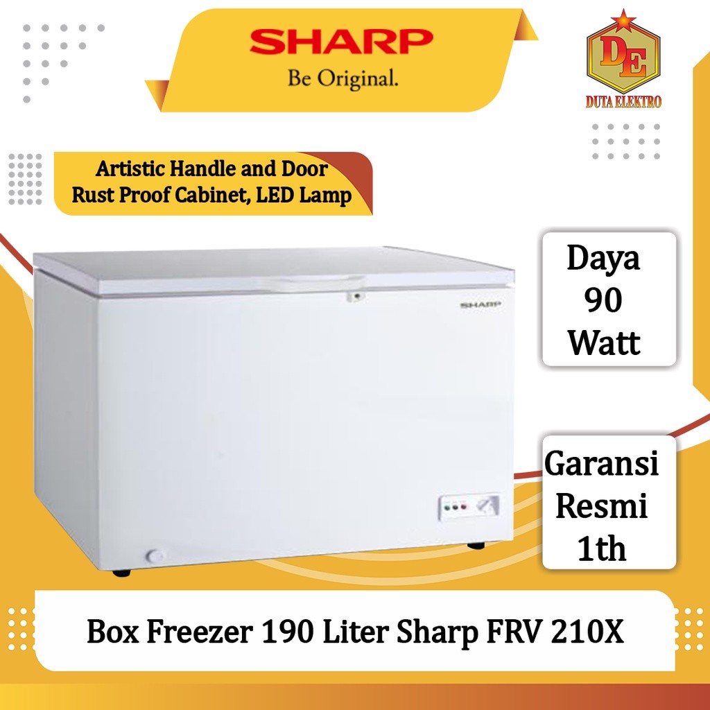 Jual Box Freezer Sharp FRV 210 X Chest Freezer 190 Liter | Shopee Indonesia