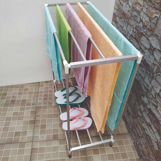 Jual JEMURAN HANDUK ALUMUNIUM, JEMURAN MINIMALIS | Shopee Indonesia