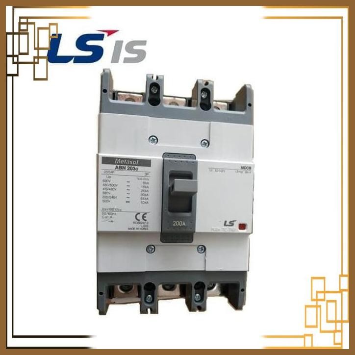 Jual [PLM] MCCB 3P 150A 30KA ABN203C LS METASOL LSIS | Shopee Indonesia