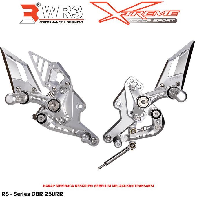 Jual Footstep Underbone Rearset Racing WR3 RS - Series CBR 250RR 250 RR ...