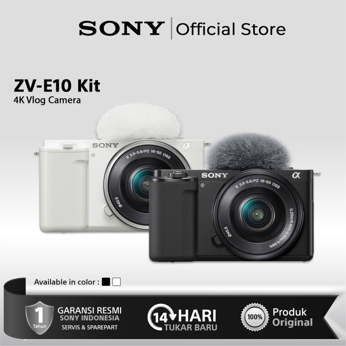 Jual Sony ZV E10 Sony ZVE10 Mirrorless Camera Kit 16-50mm | Shopee ...