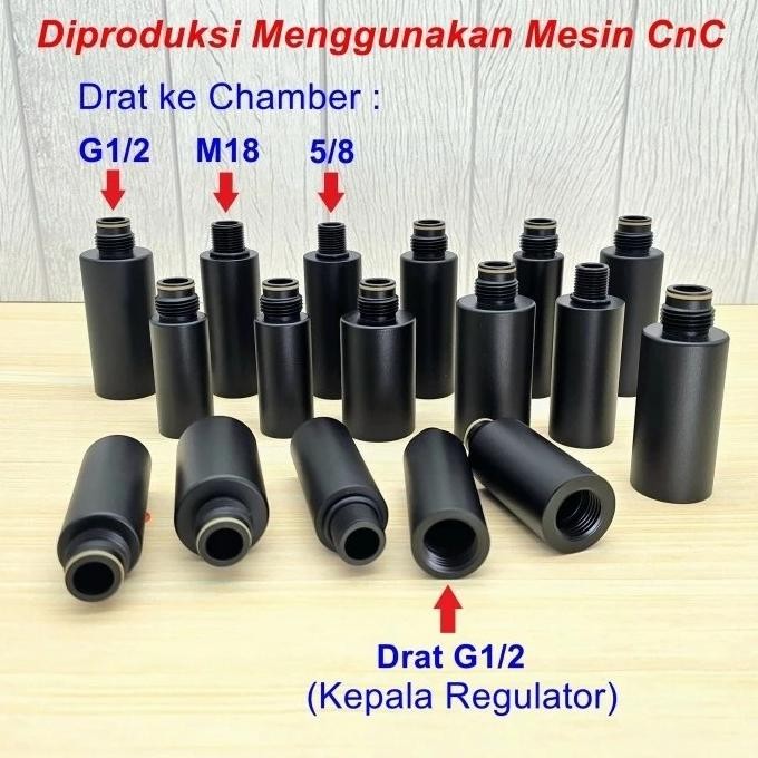 Jual Power Plenum Drat G1/2-14 / Adapter Adaptor Penambah Power ...