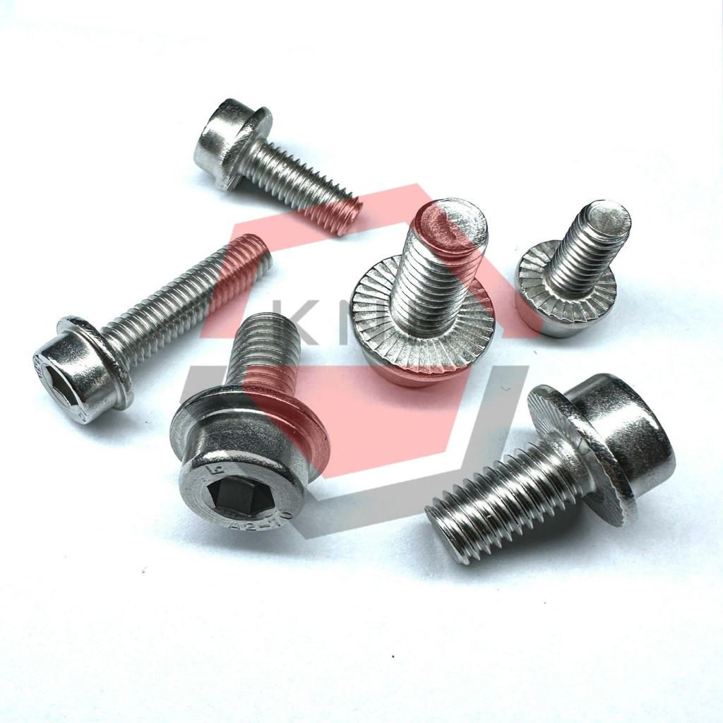 Jual BAUT L TIPE FLANGE M6x40 STAINLESS STEEL | Shopee Indonesia
