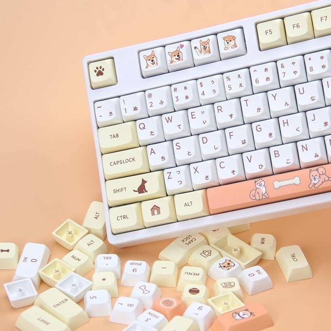 Jual NEW KEYCAPS SHIBA INU XDA PROFILE JAPAN ROOT SUBLIM MECHANICAL ...