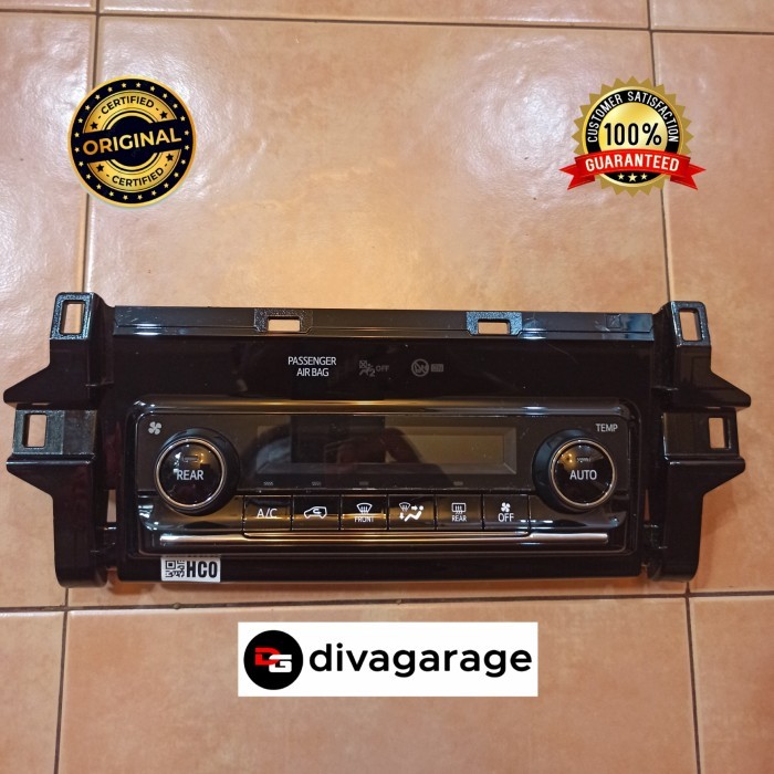 Jual panel tombol ac digital climate control fortuner vrz trd original ...