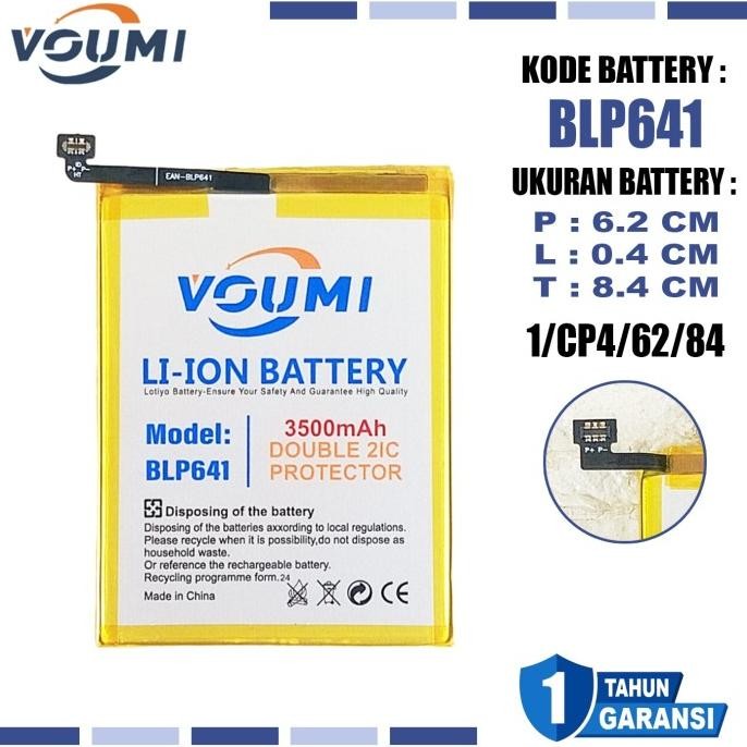 Jual Original Baterai Battery Voumi Double Ic Power High Capacity Blp641 Compatible Hp Oppo A71 ...