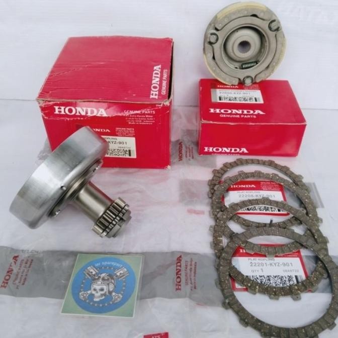 Jual Paket Kopling Lonceng Assy/Mangkok Ganda Kampas ganda Assy Plat Kopling KYZ Supra X 125 ...