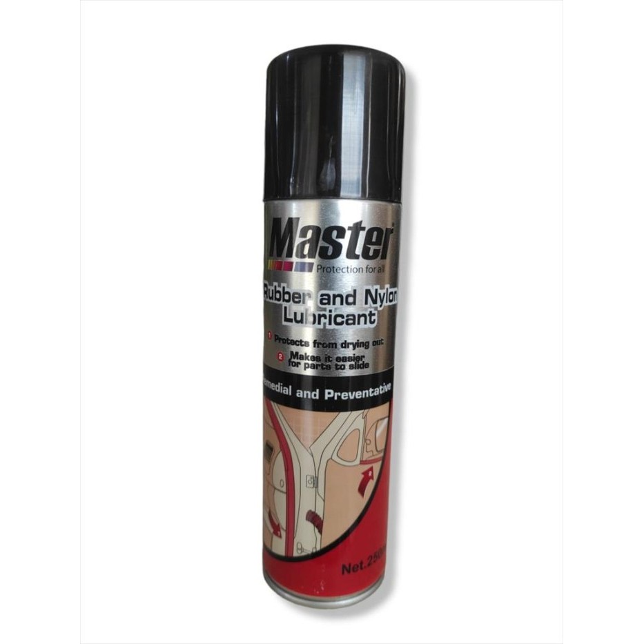 Jual Rubber Nylon Lubricant Master Silicone Spray 250ml | Shopee Indonesia