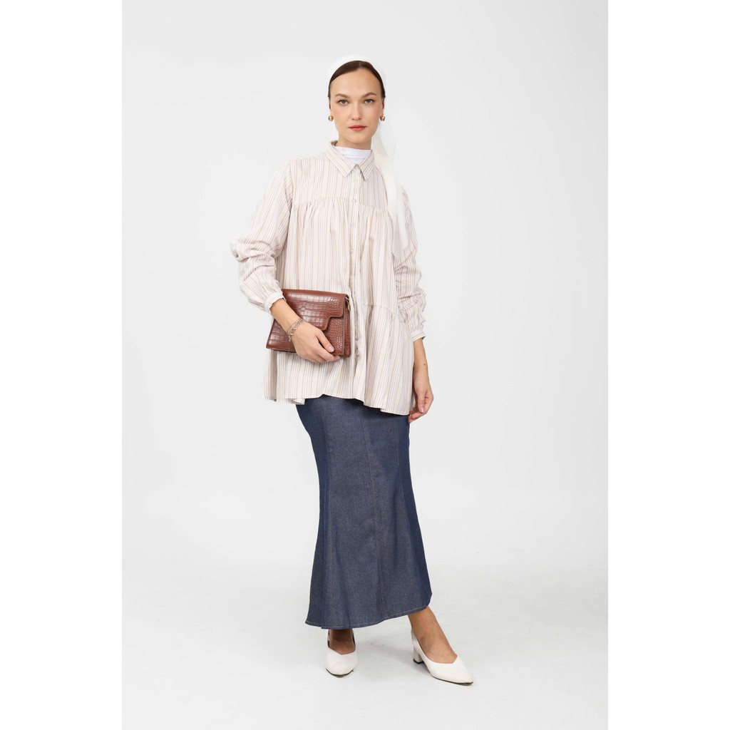 Jual Hava Kemeja Oversized Lengan Panjang Casual Wanita Vladimir Shirt ...