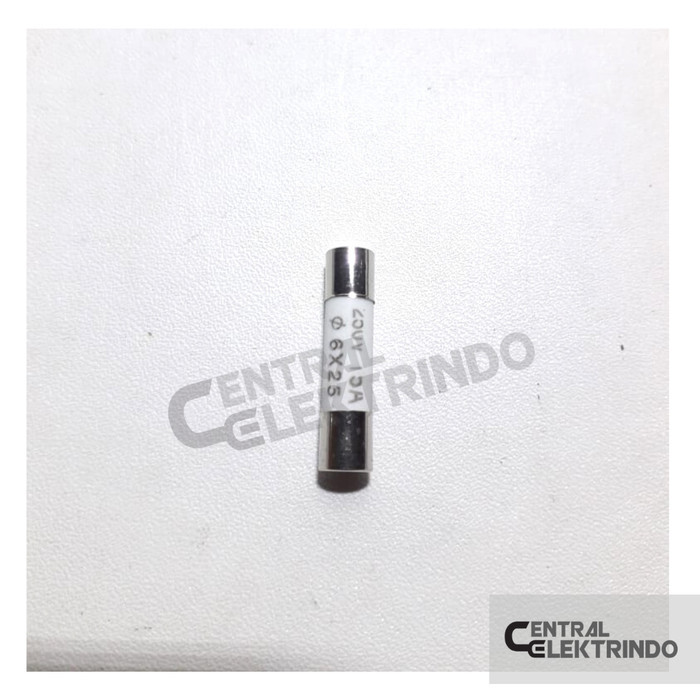 Jual Fuse Ac Keramik 13A 15A 20A Sekring Ac 250V 6X25 - 1 Box Isi 100Pc ...