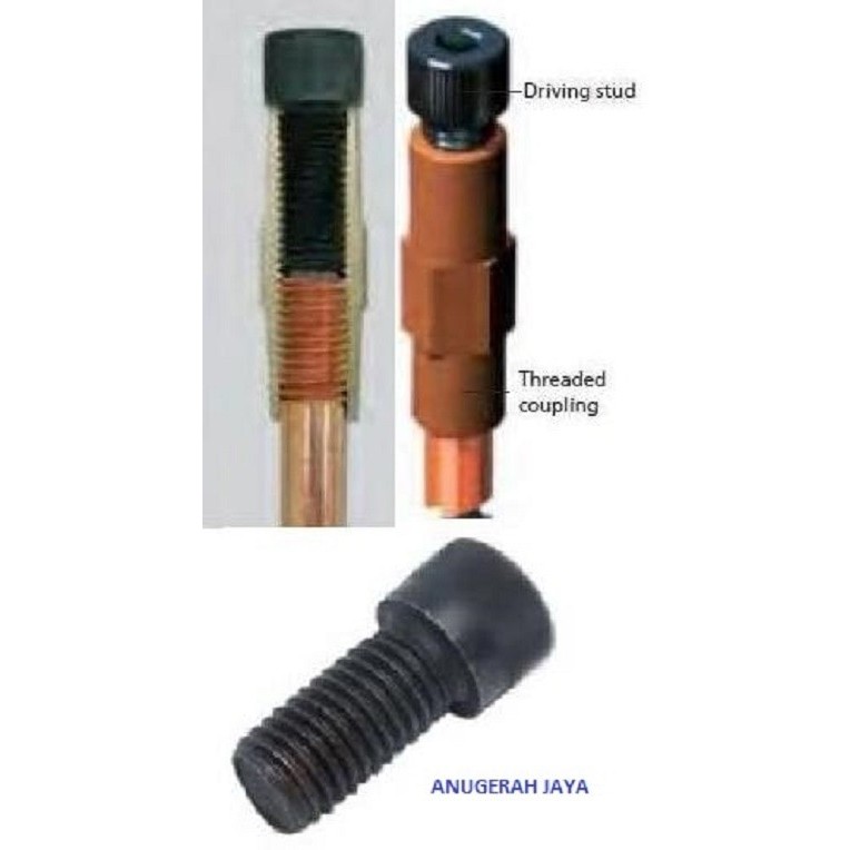 Jual Grounding Rod Driving Stud 5/8 Inchi/Stud/Kepala Baut (Furse St200 ...