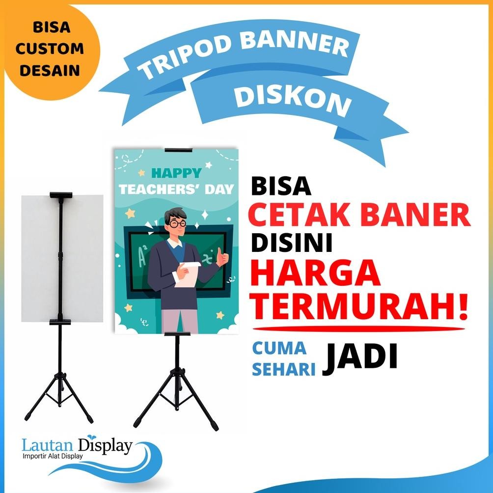 Jual READYYY>> TRIPOD STANDING BANNER TRIPOD POSTER STANDING POSTER ...