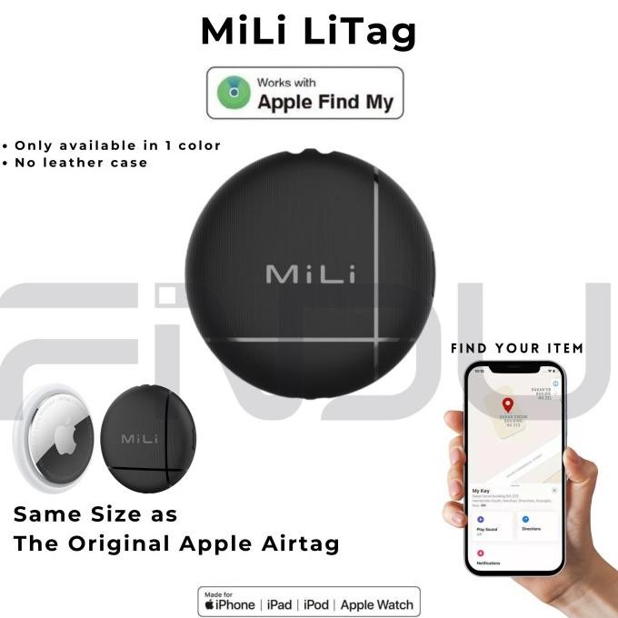 Jual AirTag - MiLi LiTag Key Finder MiTag Smart Locator Apple MFi ...