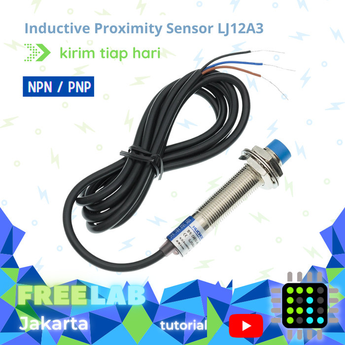 Jual Inductive Proximity Switch Sensor NPN PNP Metal Counter Detector ...
