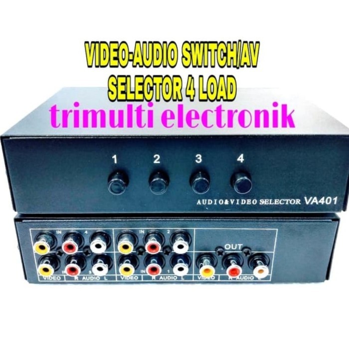 Jual READY AV Selector 5 in 1 - Channel Audio-Video Switcher Tanpa ...