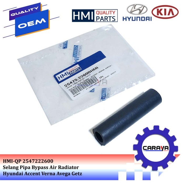 Jual Selang Pipa Bypass Air Radiator Hyundai Accent Verna Avega Getz ...