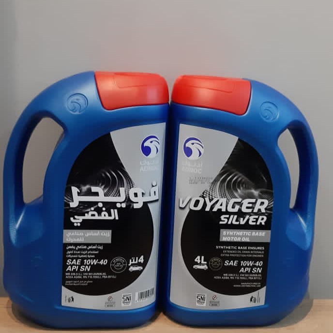 Jual Oli Mobil Adnoc Voyager Silver 10W40 Petrol Engine Oil Isi 4 Liter ...