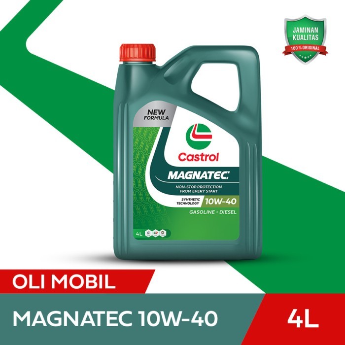Jual Castrol Magnatec 10W-40 Api Sn/Cf - Oli Mobil Bensin 4 Liter ...