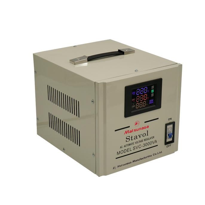 Jual STAVOLT SVC DIGITAL 3000W MATSUNAGA STAVOL STABILIZER LISTRIK ...