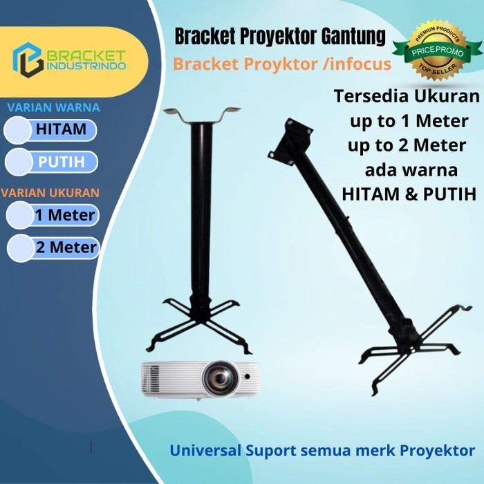 Jual Promo!! Bracket Breket Braket Infocus Proyektor Gantung Ceiling ...