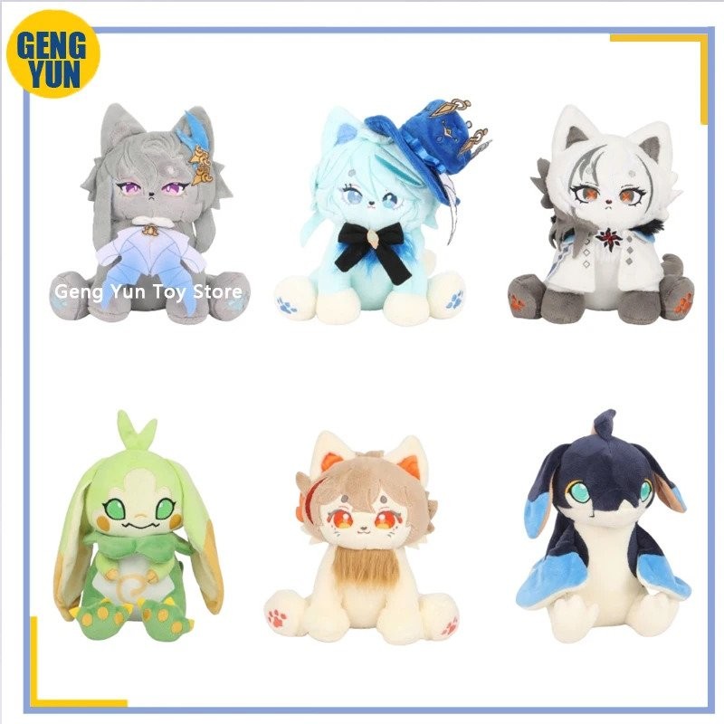 Jual New Genshin Impact Plush Game Periphery Anime Cartoon Cat Plushie ...