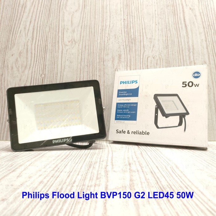 Jual Philips Flood Light LED BVP150 LED45 PSU 50W G2 SWB GM Lampu Sorot | Shopee Indonesia