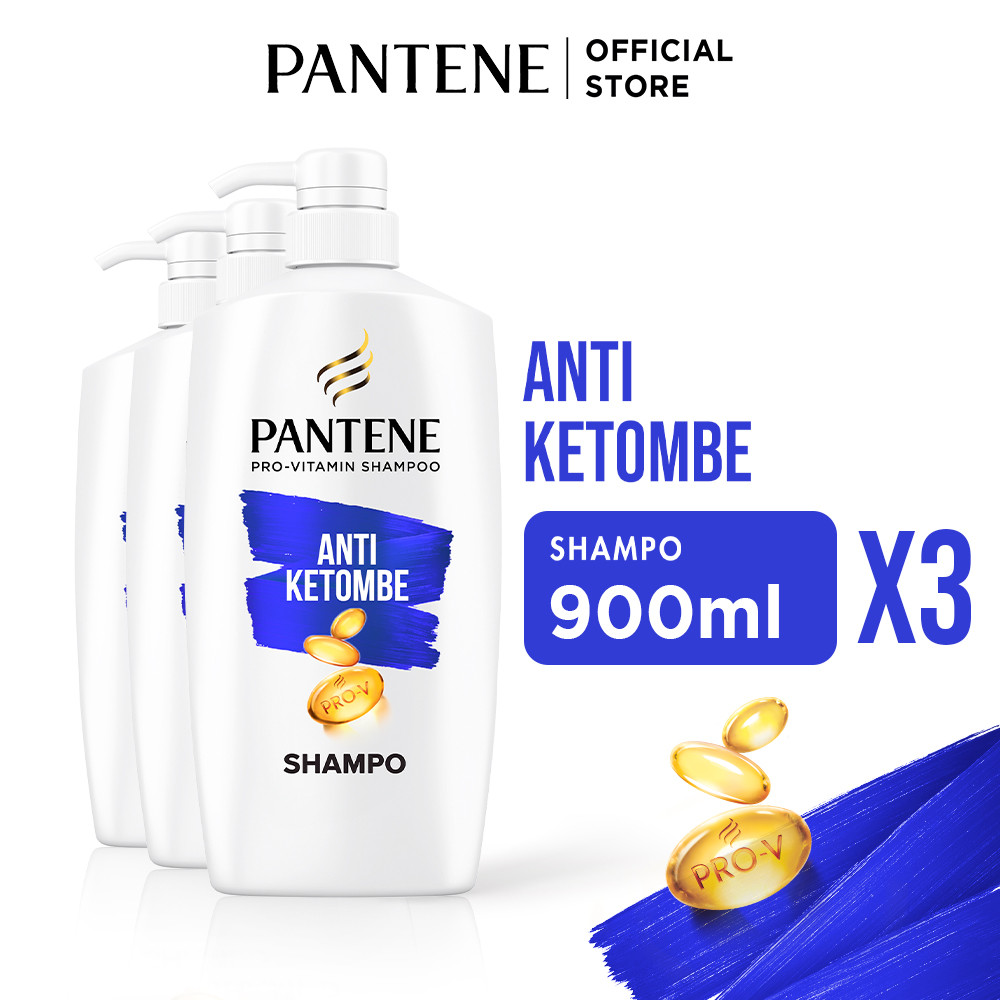 Jual Pantene Shampoo Anti Dandruff 900ml x 3 pcs | Shopee Indonesia