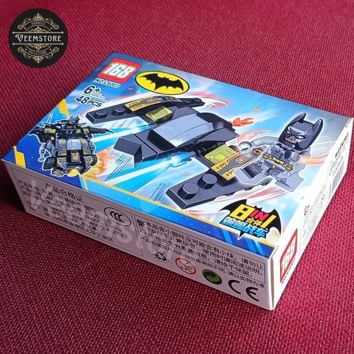 Jual Brick Block Puzzle Mainan Rakit Batman Aircraft 48pcs [L6003-3 ...