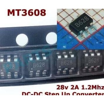 Jual MT3608 B628 step up boost converter 28V 2A 1.2Mhz Switching ...