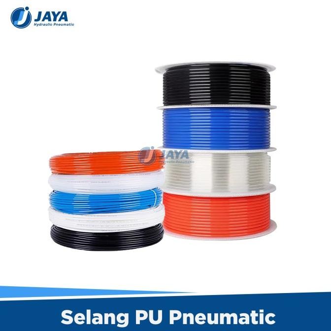 Jual SELANG PNEUMATIC PU (POLYURETHANE) SIZE 10 X 6,5MM ORANGE / SELANG PU UKURAN 10X6,5MM WARNA ...